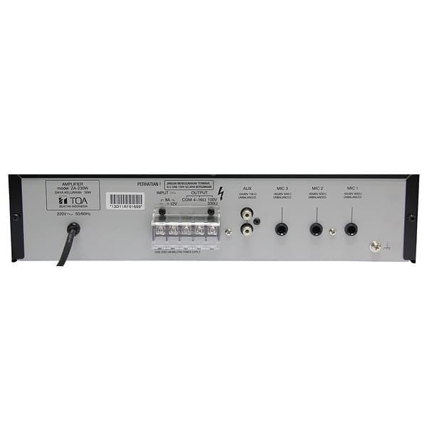 Jual Ampli Toa / Amplifier /Mixer Amplifier Toa Za 230 W / 230W (30W ...