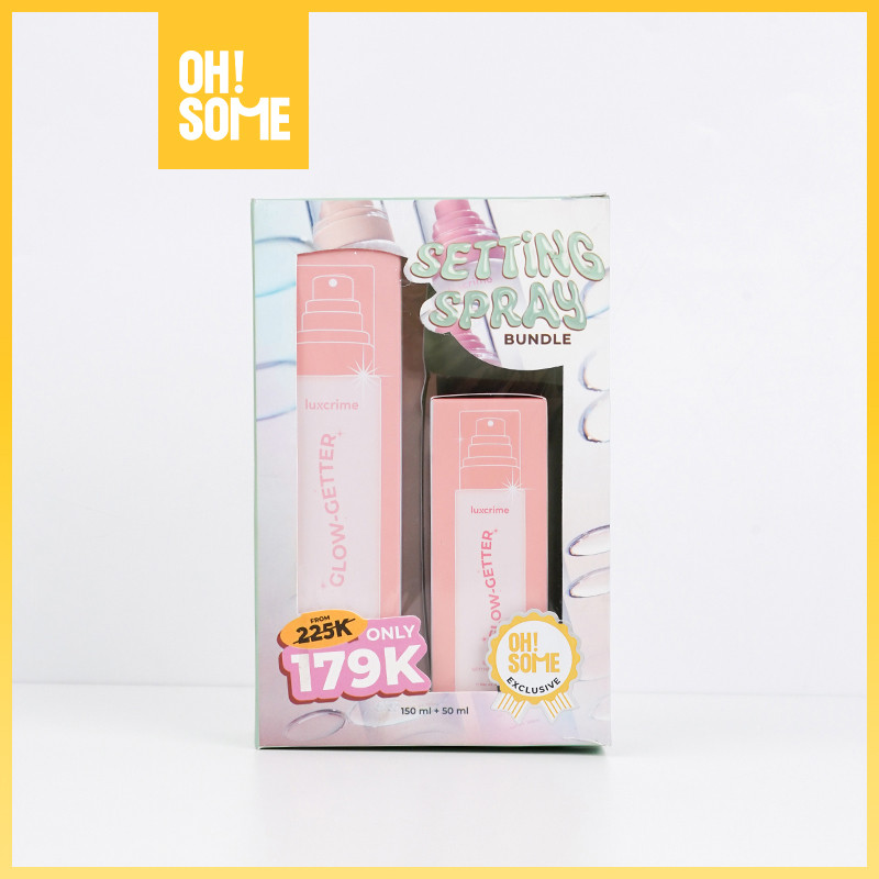 Jual OHSOME-LUXCRIME-Glow Getter Setting Spray Bundle - 150ml + 50ml ...