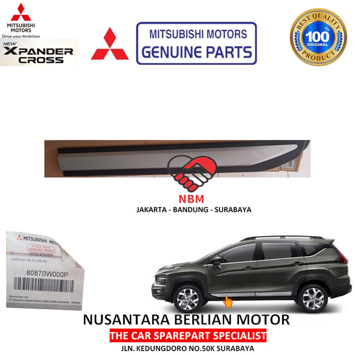 Jual LIST PINTU DEPAN KANAN / RH NEW XPANDER CROSS 80870W000P GENUINE ...