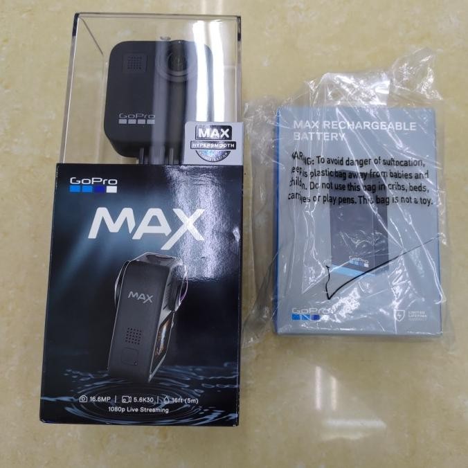 Jual [ Rey Acc ] Gopro Max 360 + Battery Gopro Max 360 Original ...