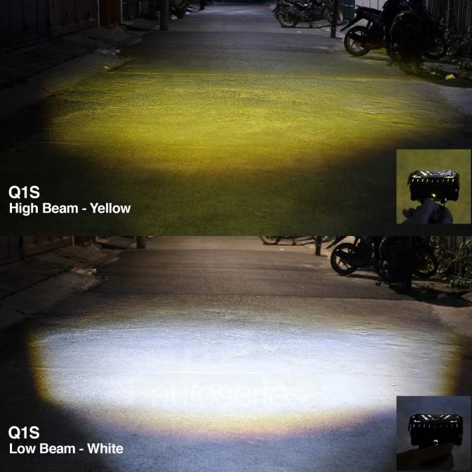 Jual LAMPU TEMBAK SOROT LASER MOTOR MOBIL 2 MATA PUTIH KUNING ORIGINAL ...