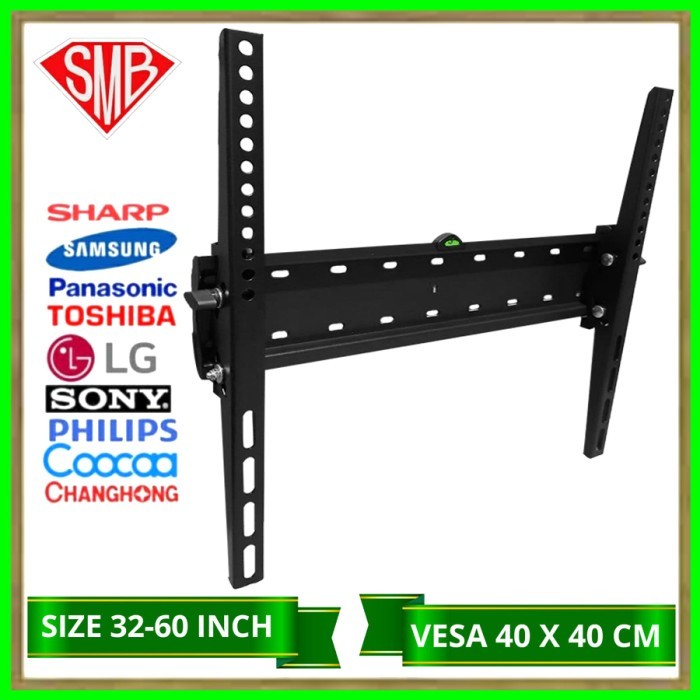 Jual Cuci Gudang Braket Led Tv 40 43 49 50 55 60 Inch Bahan Tebal | Shopee Indonesia