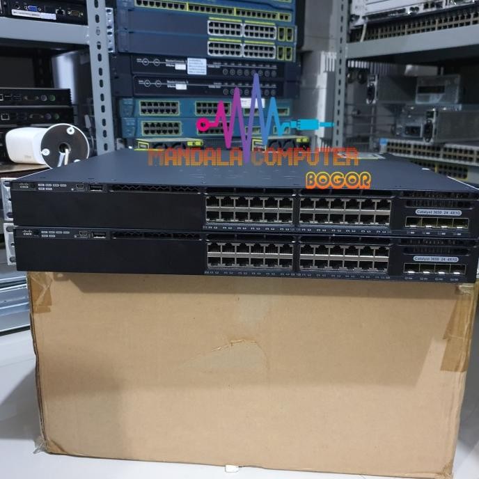 Jual CISCO Catalyst 3650 24 Port Data 4x1G Uplink LAN Base WS-C3650 ...