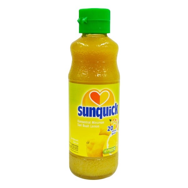 Jual SUNQUICK SYRUP STANDART LEMON 330 ML | Shopee Indonesia