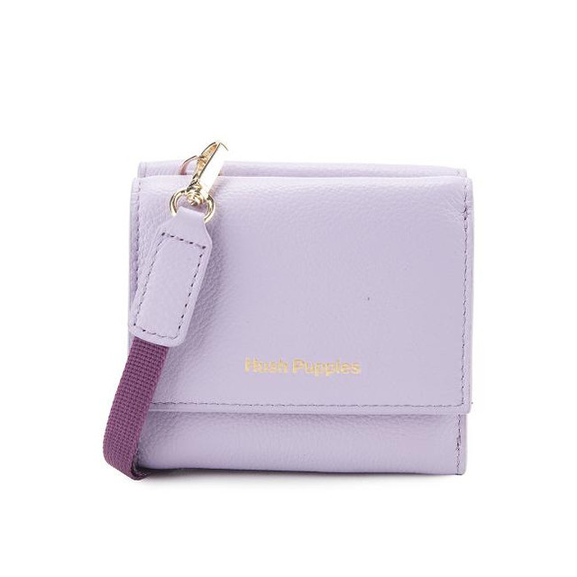 Jual Hush Puppies Dompet Wanita Anna Tri Fold V Lanyard Lilac | Shopee ...