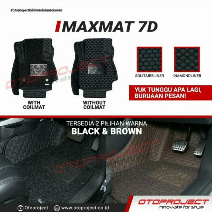 Jual Spesial Karpet Mangkok Maxmat 7D Otoproject Black Xpander Cross ...