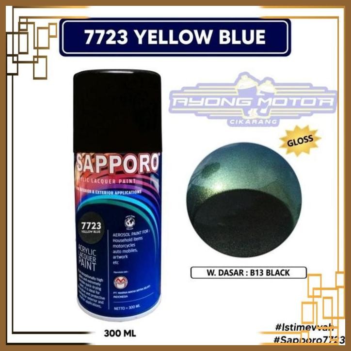 Jual [AMC] SAPPORO BUNGLON 7723 YELLOW-BLUE (KUNING BIRU) | Shopee ...