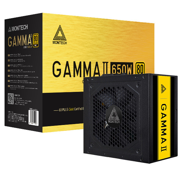 Jual PSU Montech Gamma II 650W 80+ Gold Power Supply - PSU 650 Watt Gold | Shopee Indonesia