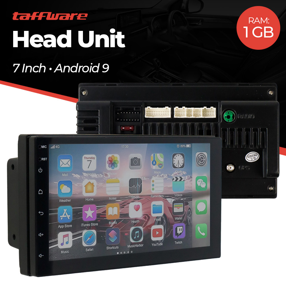 Jual Head Unit Mobil 7 Inch Radio Bluetooth Android 9 - 9218 7RRS5MBK ...