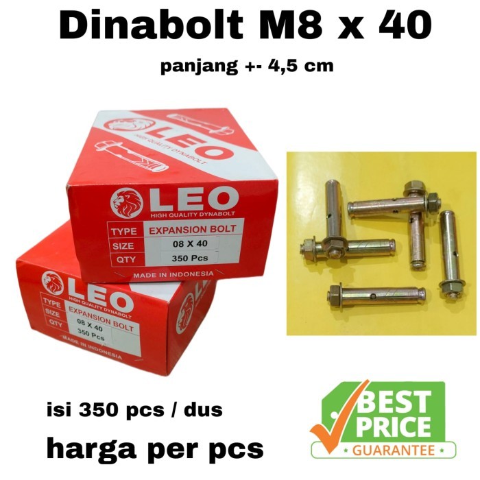 Jual Dynabolt 8 x 40 / Baut / Dinabolt / Dynabolt bracket set | Shopee ...
