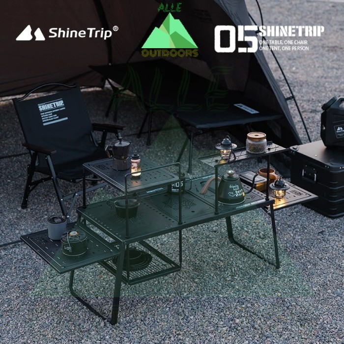 Jual Meja Camping, ShineTrip Outdoor 05 Series Black Mist IGT | Shopee ...