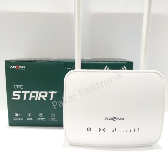 Jual TERBARU Advan Modem Wifi Router CPE20 Two Antennas Modem 4G All ...