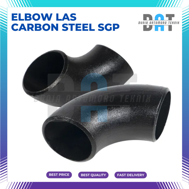 Jual 3" Elbow Las Carbon Steel Body Seamless 90 Derajat Knee Las Besi SGP Type Long Radius Size ...