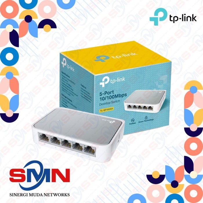 Jual TP-Link TL-SF1005D/TP Link/TPLINK Switch Hub/LAN 5 Port TL SF 1005D | Shopee Indonesia