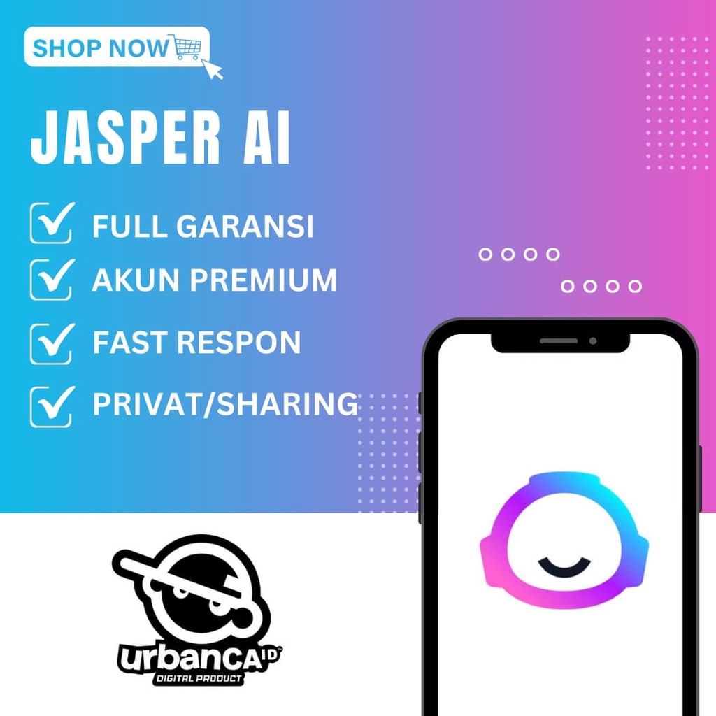 Jual Jasper Ai Premium 1 Tahun Full Garansi (Proses Tercepat Buka 24 Jam) | Shopee Indonesia