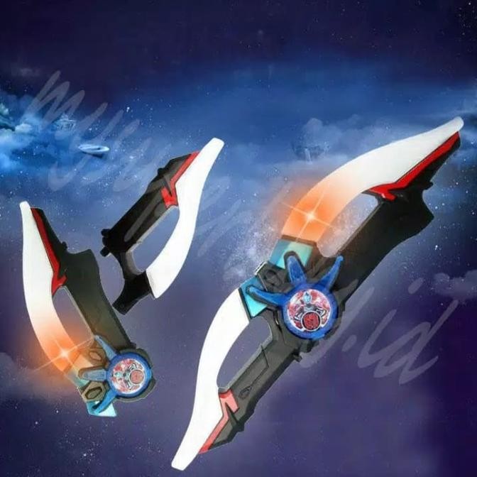 Jual FIGUR SET Double Sword Ultraman - Mainan Pedang Ganda Senjata ...