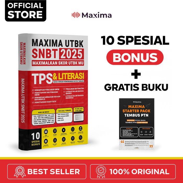 Jual Buku MAXIMA UTBK SNBT 2025 TPS dan Literasi | Shopee Indonesia