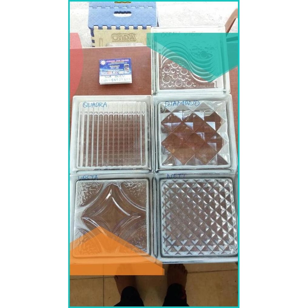 Jual Glass Block MULIA 20x20x10 Cm / Roster Loster Kaca Penerangan ...
