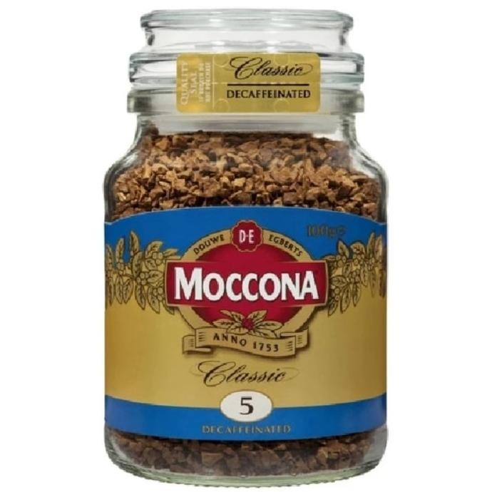 Jual Moccona Classic Decaffeinated Freeze Dried Instant Coffee Kopi ...