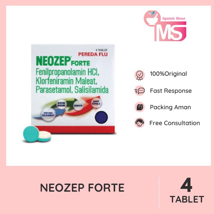 Jual NEOZEP FORTE 4 TABLET | Shopee Indonesia