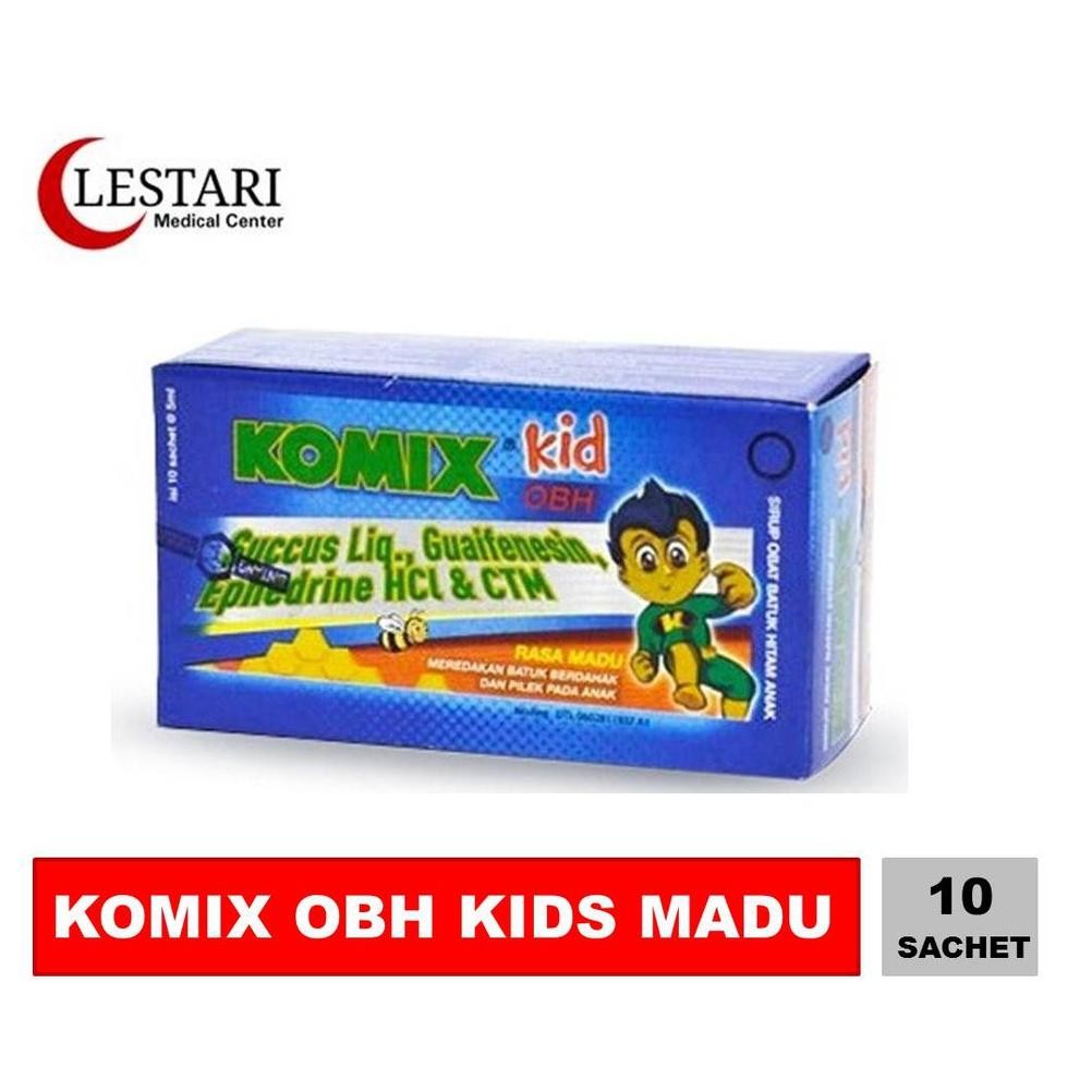 Jual Trend Komix Kids Obh Madu 5Ml [ Box / 10 Sachet] Trend | Shopee ...