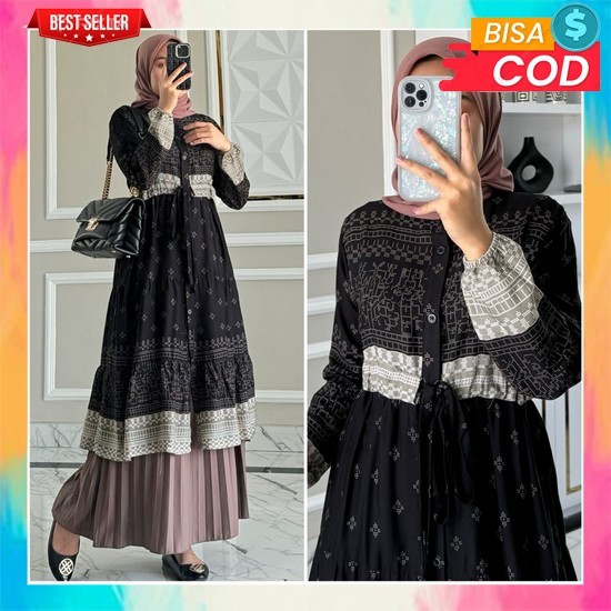 Jual Tunk Korean Style Hits Bsju Thunic Premium Tunij Premium Atasn ...