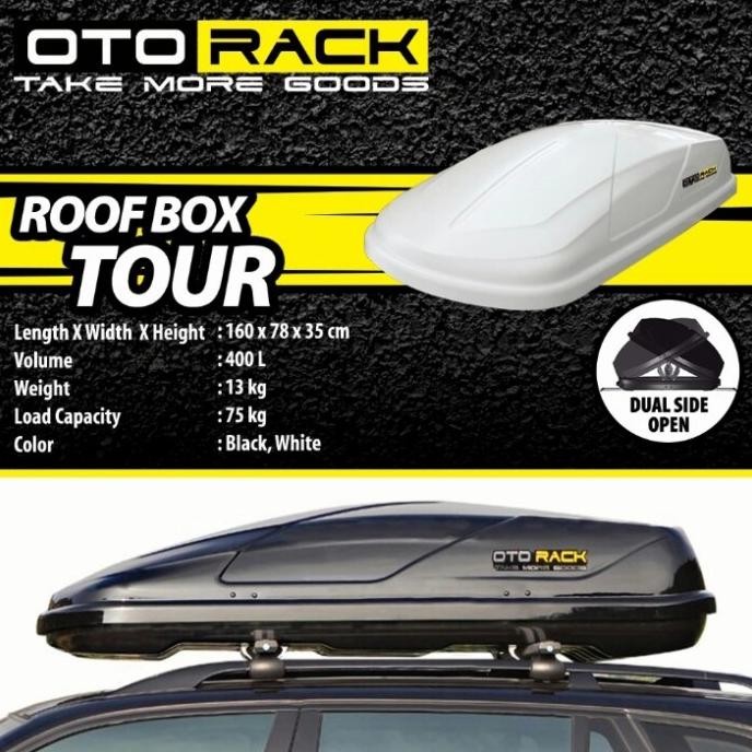 Jual OTORACK ROOF BOX TIPE TOUR KAPASITAS 400L - RAK BAGASI ROOFBOX ...