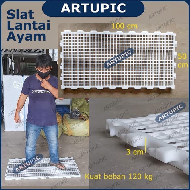 Jual Slat Lantai Ayam Alas Lantai Pijakan Kandang Ayam Kelinci Kambing | Shopee Indonesia