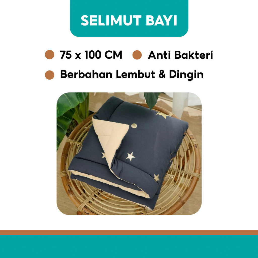 Jual Kintakun Selimut Bayi 75cm x 100cm Baby Comforter Bed Cover Gold ...