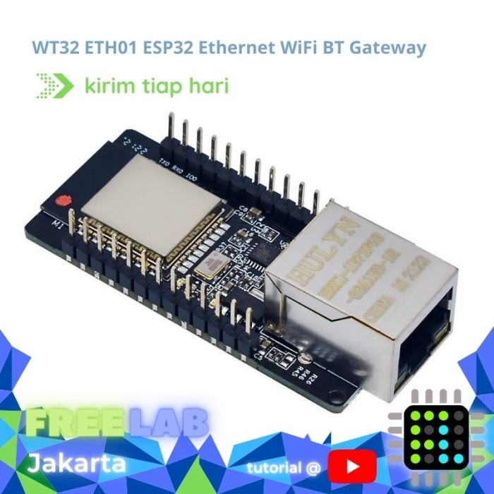 Jual WT32 ETH01 ESP32 WT32-ETH01 Ethernet RJ45 WiFi Combo Gateway Bluetooth | Shopee Indonesia