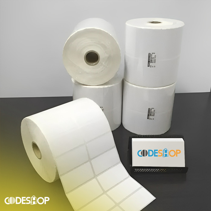 Jual 1 Slop Isi 10 Label Harga 50 X 25 Semicoated 50X25 Mm 4000 Pcs ...