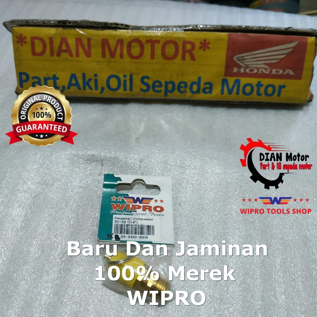 Jual WIPRO 25-3100-0014 OTOMATIS PENGAMAN KOMPRESOR SV02 1 4 PT WIPRO ...