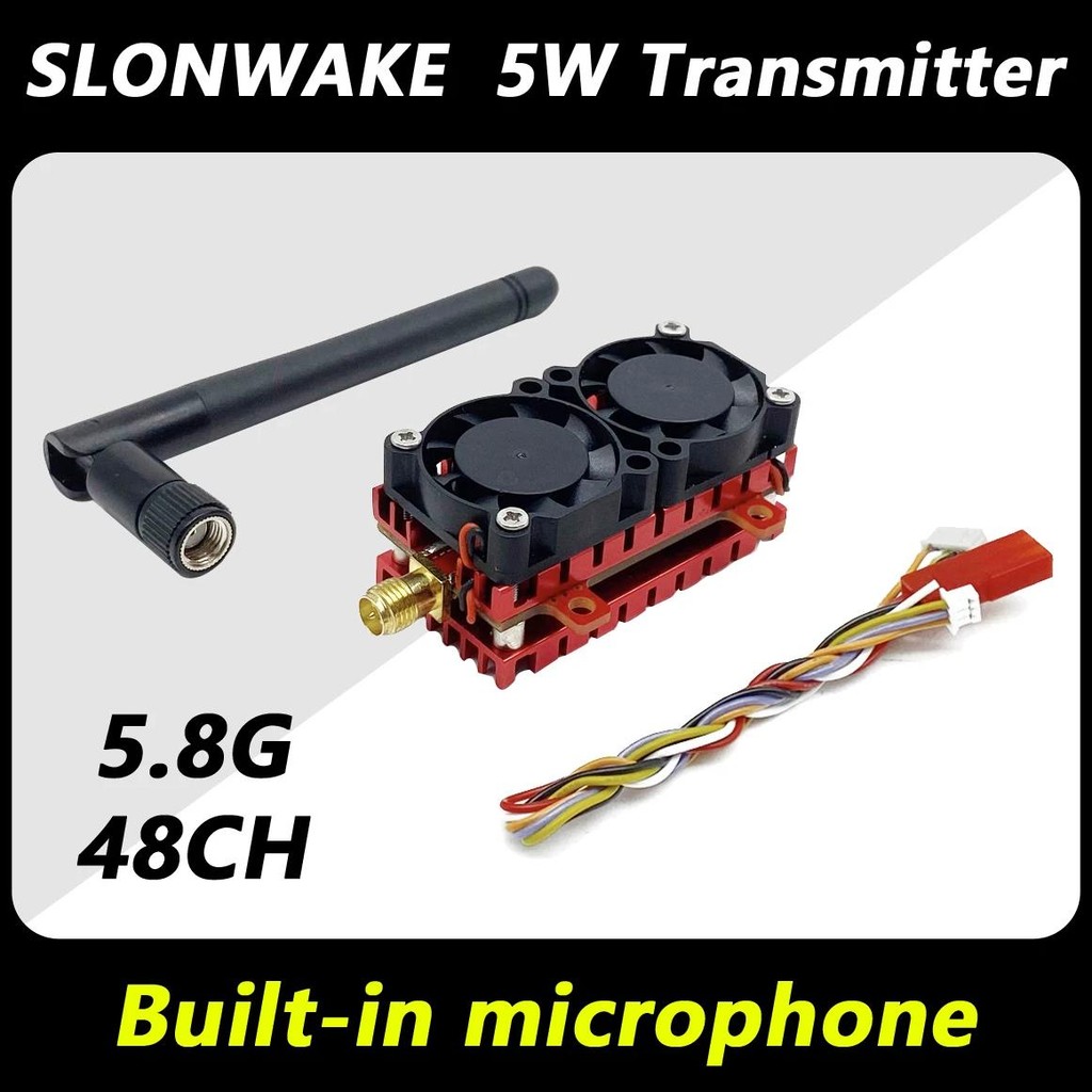 Jual SLONWAKE LONG RANGE 5W 5.8G 48-CHANNEL FPV VTX TRANSMITTER MODULE ...