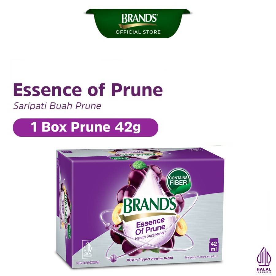 Jual Suntory BRAND'S Saripati Buah Prune 42gr - 1 Box (6 Botol ...