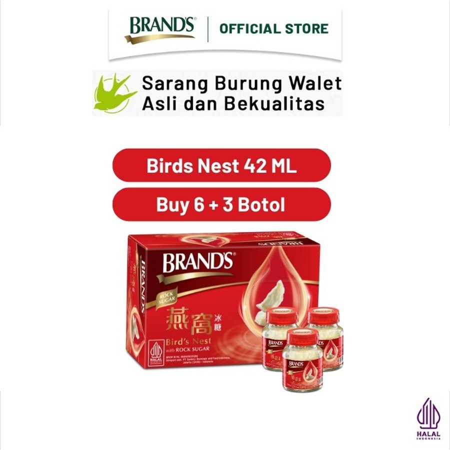 Jual Beli 6 Gratis 3 - Suntory BRAND'S Saripati Sarang Burung Walet ...