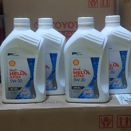 Jual Oli Mobil Shell Helix Astra 5W-30 ( 4 Ltr ) Api Sn Original Harga ...