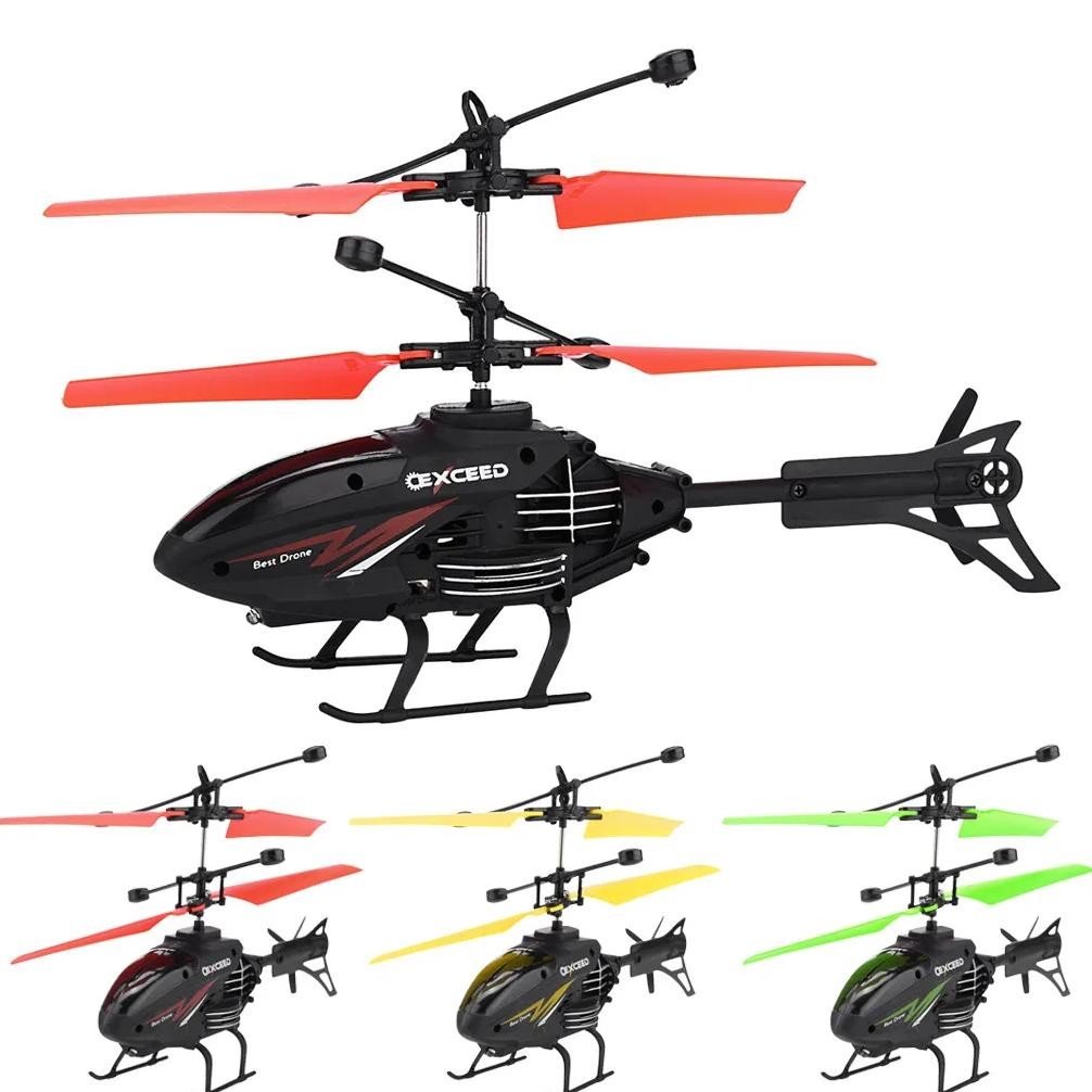 Jual AIRCRAFT MINI DRONE FLYING HELICOPTER INFRAED INDUCTION DRONE ...