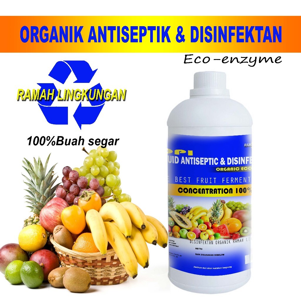 Jual Eco enzyme murni fermentasi buah segar Opi Eco enzyme antiseptik ...