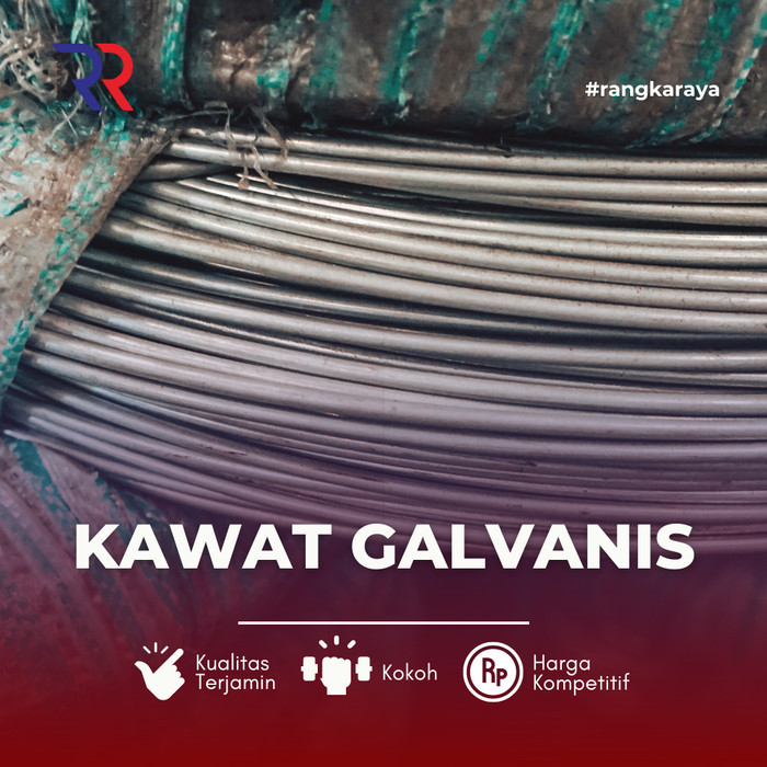 Jual KAWAT SENG GALVANIS/KAWAT LICIN BWG 6 - BWG 24 - Rangka Raya Store ...