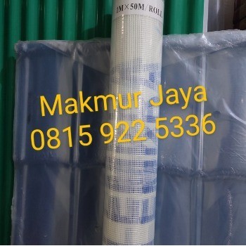 Jual Fiberglass mesh 1m x 50m / 1 roll serat fiber kuat meteran ...