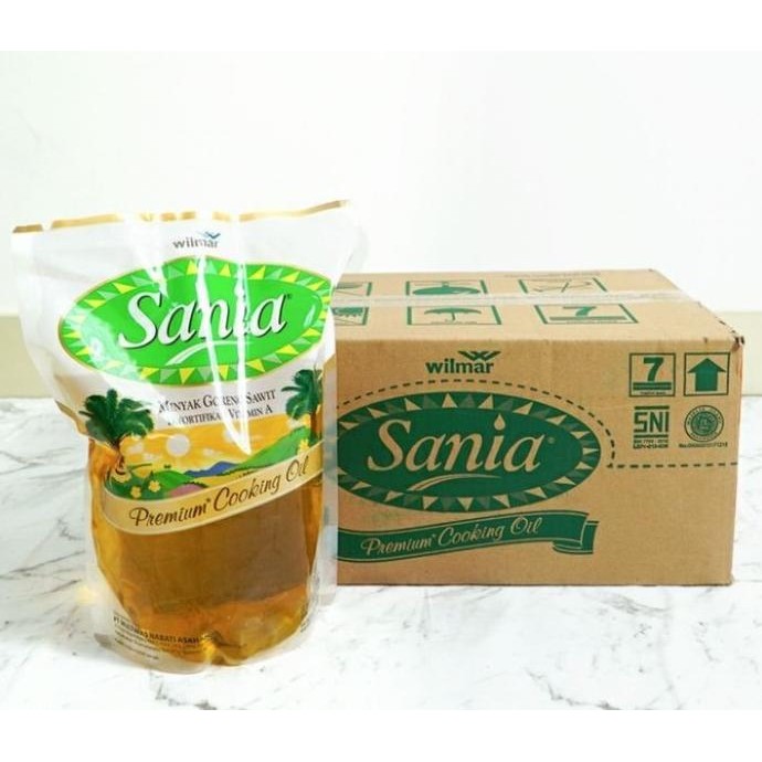 Jual minyak goreng sania 2 liter 1 dus | Shopee Indonesia