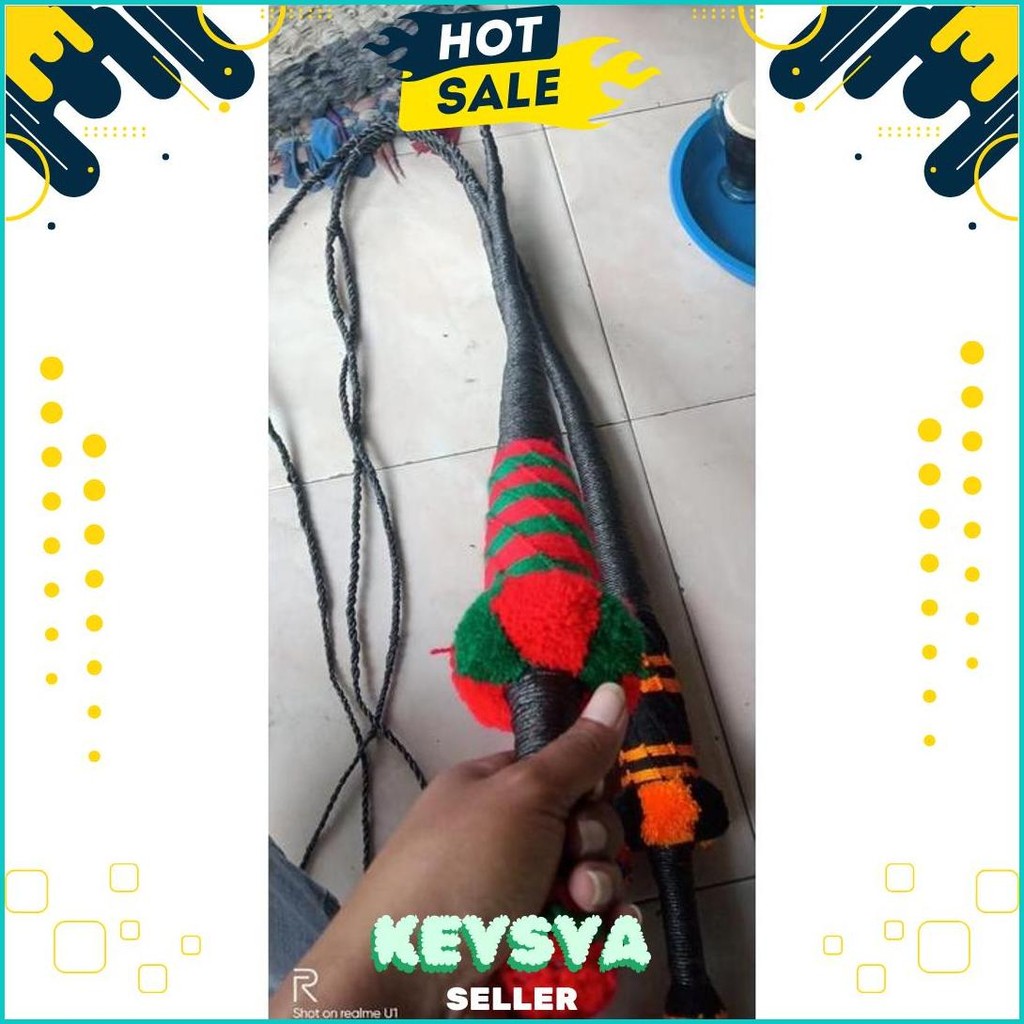 Jual Pecut Cambuk Jeder 2 Meter Full / Pecut Pawang Jaran Kepang Kuda ...