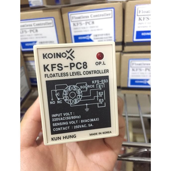 Jual KOINO KFS-PC8 Floatless Switch 220 VAC | Shopee Indonesia