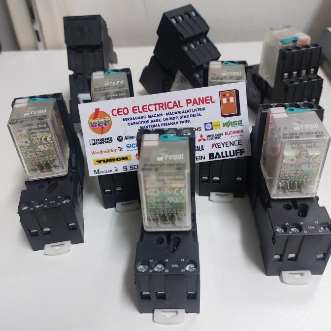Jual Relpol Industrial Relays R4-2014-23-1024-Wt Power Relay 6A 24V Dc ...