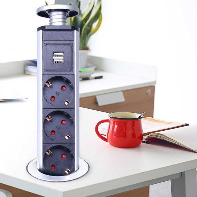 Jual STOP KONTAK TANAM MEJA POP UP STOP KONTAK USB COLOKAN LISTRIK ...