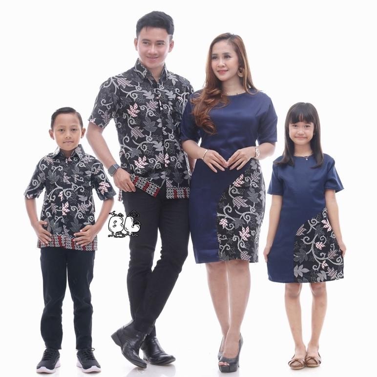 Jual Batik Keluarga Dres Batik Couple Keluarga Batik Pekalongan Baju ...