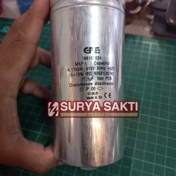 Jual Capasitor Gae Single Phase Mkp 4.17Kvar 415V Kapasitor Bank | Shopee Indonesia