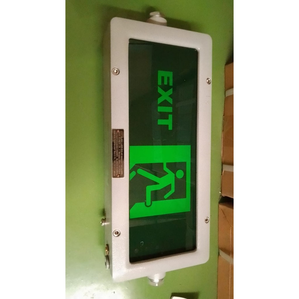 Jual Emergency Exit Lamp LED Explosion Proof Lampu Exit Explosion Proof ...