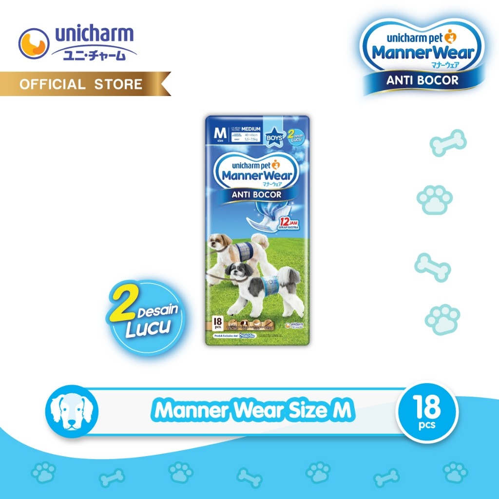 Jual Unicharm Pet - Manner Wear Boy M 18 | Shopee Indonesia