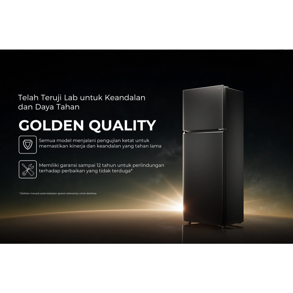 Jual Kulkas 2 Pintu Aqua Japan AQR DTM 285 RAP Twin Inverter | Shopee Indonesia